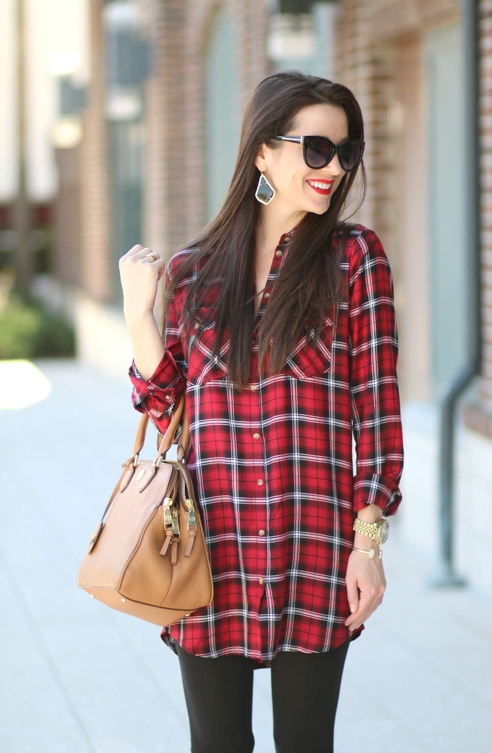 Red Plaid Shirt Dress Diary Of A Debutante